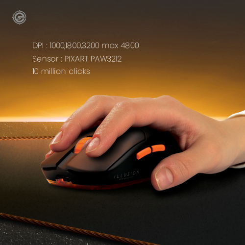 Neolution E-Sport Gaming Mouse ILLUSION เมาส์เกมมิ่ง เมาส์เล่นเกมส์ไร้ ...