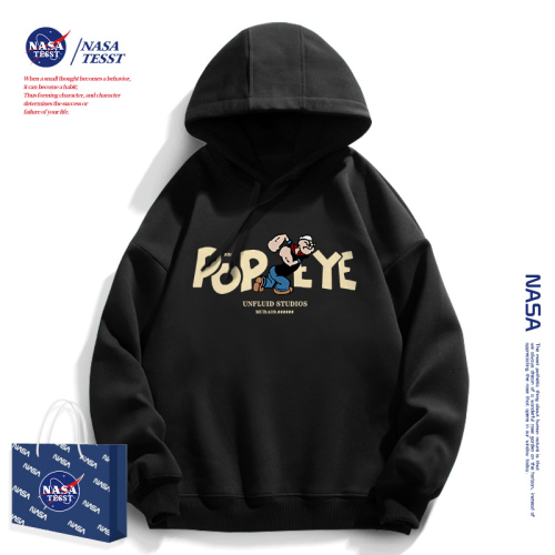 NASA American Simple Hoodie Jacket Men's Simple Hooded Top Couple เสื้อ ...