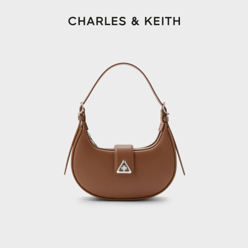 CHARLES KEITH ck Shoulder Bags กระเป๋าสะพาย กระเป๋าใต้แขน Moon-shaped ...