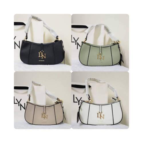 LYN Handbag กระเป๋าสะพายข้าง รุ่นเคลลี่ คอลใหม่มีหูจับอะไหล่กุญเเจเเละ ...