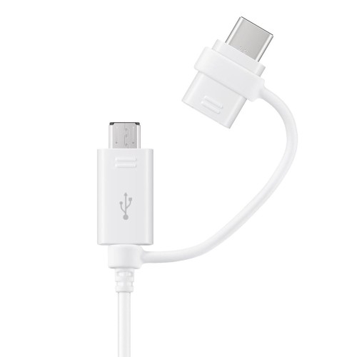 SAMSUNG Combo Cable (Micro USB + Type-C Connector) | สายชาร์จซัมซุง 2 ...