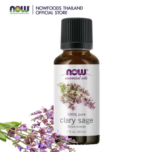 Now Clary Sage Essential Oil 100% Pure 30 ml (น้ำมันหอมระเหย กลิ่นดอก ...