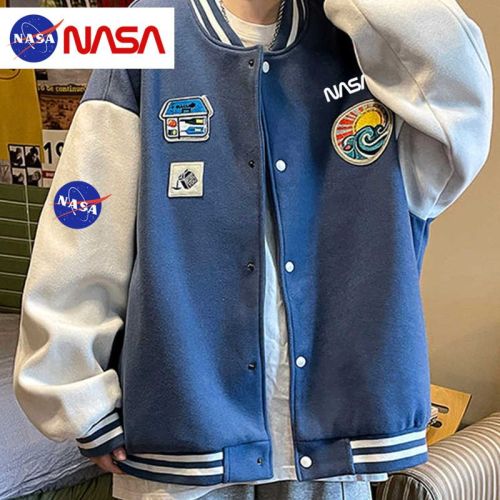 NASA ร่วมชุดเบสบอลชายเสื้อลำลองนักเรียนคู่น้ำแบรนด์ top all-match กีฬา ...