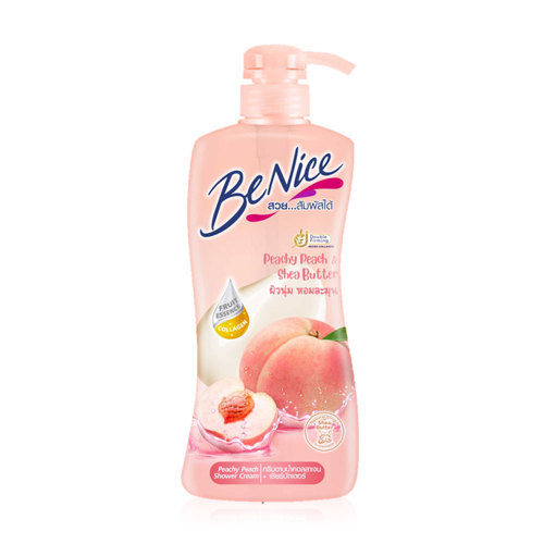 BeNice Shower Cream Peachy Peach & Shea Butter 450ml | Thisshop