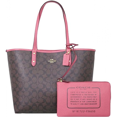 กระเป๋าสะพายไหล่ COACH F36658 REVERSIBLE CITY TOTE(IMCAG)[F36658IMCAG ...