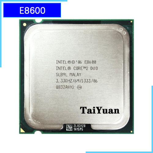 Intel Core 2 Duo E8600 3.3 GHz Dual-Core CPU Processor 6M 65W 1333 LGA ...