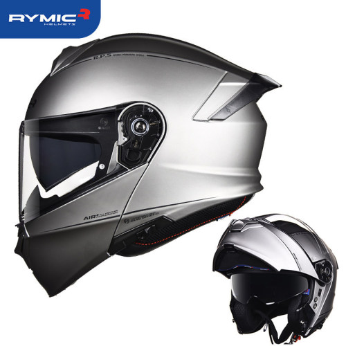 Helmet หมวกกันน็อค Rymic Helmet Gray Electric Car Motorcycle Modular ...