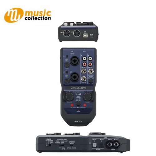 อินเตอร์เฟส Zoom U44 HANDY AUDIO INTERFACE ดำ | Thisshop