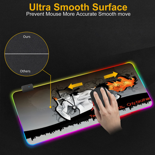 Delivery In 6 Hour RGB Mouse Pad With LED Light Gaming 700X300 Gamer ...