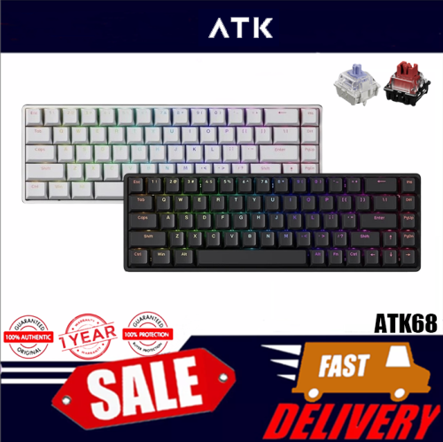 ATK ATK68 Game Keyboard Magnetic Switch, Aluminum Alloy Mechanical ...
