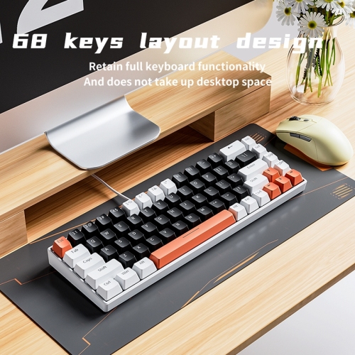 【จัดส่งภายใน 3 วัน】 ZIFRIEND T68 / KA68 68Keys คีย์บอร์ดแบบกลไกแบบมีสาย ...