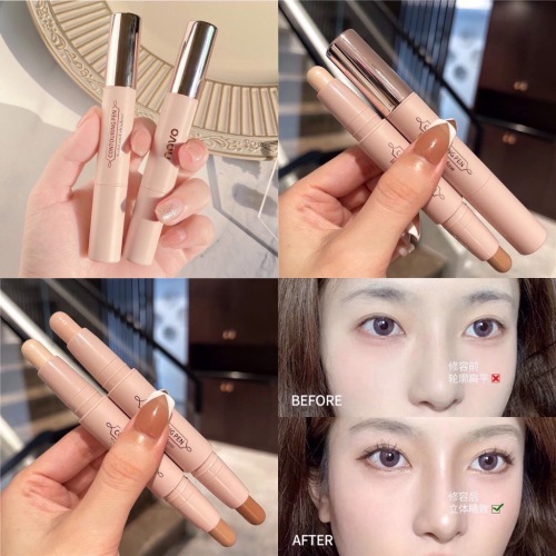 M183 Novo คอนทัวร์ เฉดดิ้งไฮไลท์ แบบแท่ง สองหัว เนื้อครีม ปกปิดรอยสิว ...