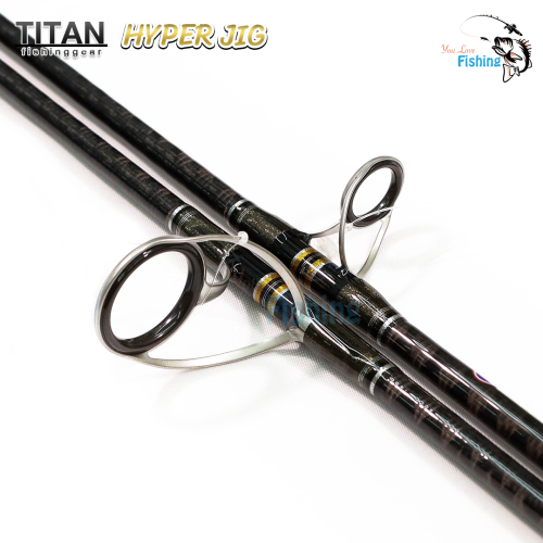 คันเบ็ด คันจิ้ก จากแบรนด์ TITAN รุ่น HYPER JIG ไกด์ Fuji รีซีท Fuji 100 ...