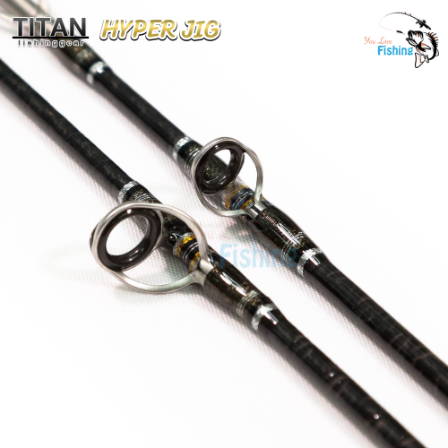 คันเบ็ด คันจิ้ก จากแบรนด์ TITAN รุ่น HYPER JIG ไกด์ Fuji รีซีท Fuji 100 ...