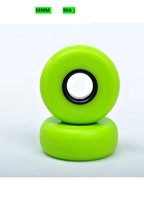 4ชิ้นล้อโรลเลอร์เบลดสำหรับล้อสเก็ตหนัง Pu 90a สเก็ตอินไลน์แนวสตรีทใน ...