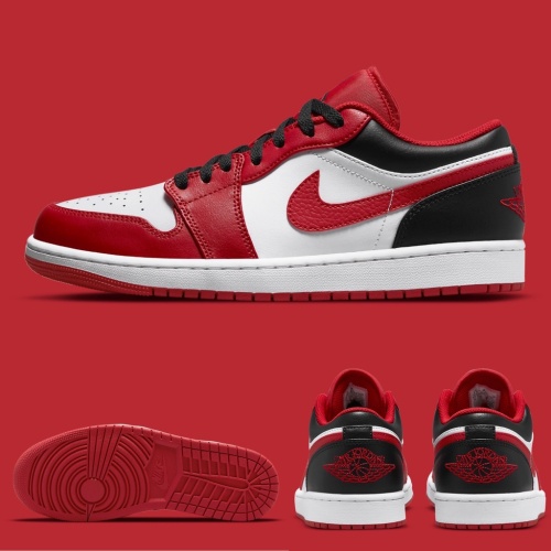 Nike Air Jordan 1 Low "Bred Toe","Bulls","Taxi"(553558-612, 553558-163 ...