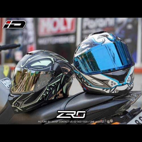 หมวกกันน็อค ID ZRO !!320SP #9 FOREVER BACK PINK 2XL (63-64) | Thisshop