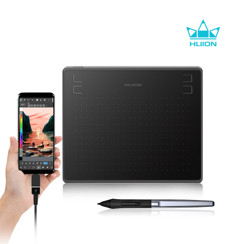 HUION แท็บเล็ต Drawing Tablet HS64&HS64 Chips OSU! Free Stylus and 4 ...