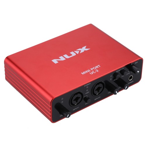 NUX UC-2 Audio Interface Mini Port ซาวด์การ์ดอินเตอเฟส | Thisshop