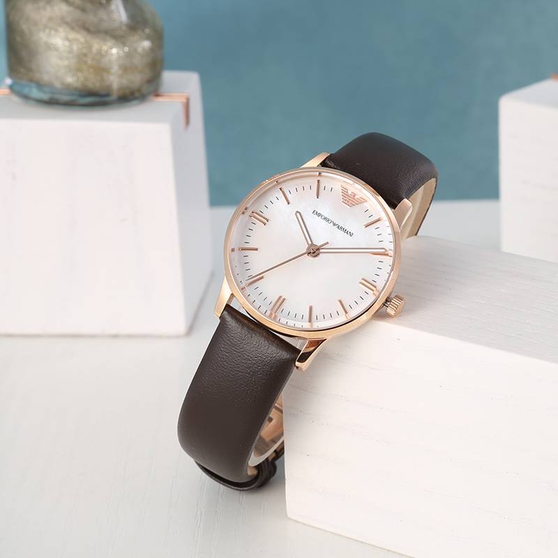 นาฬิกาผู้หญิง EMPORIO ARMANI WOMEN'S QUARTZ WATCH (AR1601)[TrendX ...