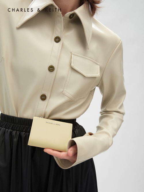 Charles Keith Mini Top Zip Small Wallet CK6-10680907 กระเป๋าสตางค์ใบ ...