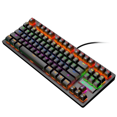 Free wolf K2 punk mechanical keyboard 87-key gaming competitive office ...