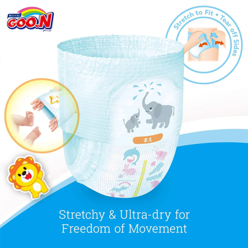 Goo.N Diapers ผ้าอ้อมเด็ก Are Ultra-Dry+Ultra Soft Pants Jumbo Pack (12 ...