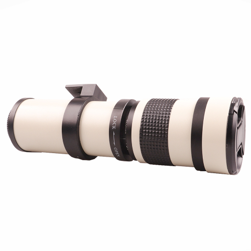 Lightdow White 420-800mm F/8.3-16 Super Telephoto Lens Manual Zoom Lens ...