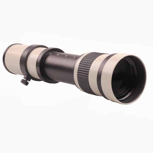 Lightdow White 420-800mm F/8.3-16 Super Telephoto Lens Manual Zoom Lens ...