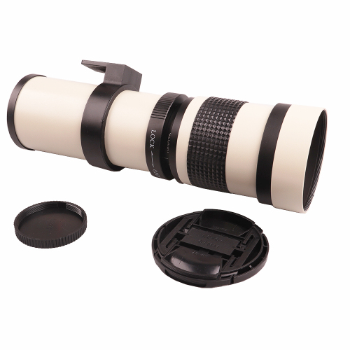 Lightdow White 420-800mm F/8.3-16 Super Telephoto Lens Manual Zoom Lens ...