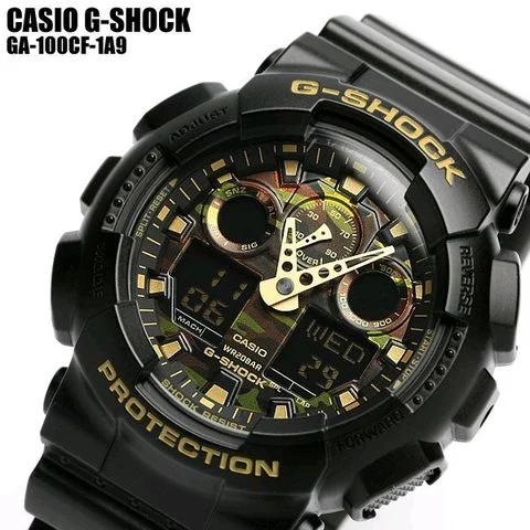 พร้อมส่ง นาฬิกา G shock คาสิโอ Watch Casio GA-100CF-1A9 ของแท้100% ...