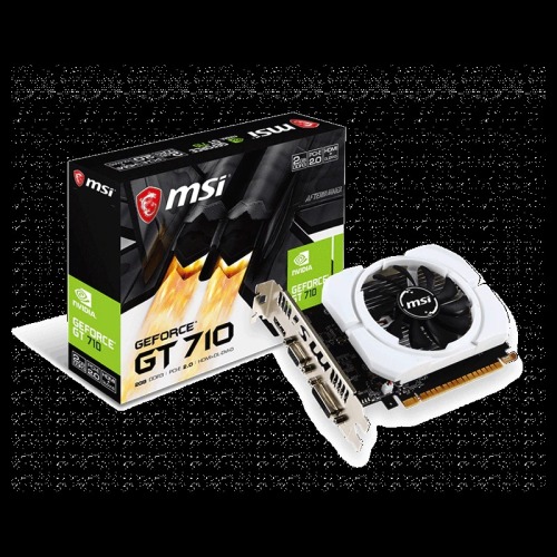 MSI Gaming GeForce GT 710 2GB MSI GDRR3 64-bit HDCP Support DirectX 12 ...
