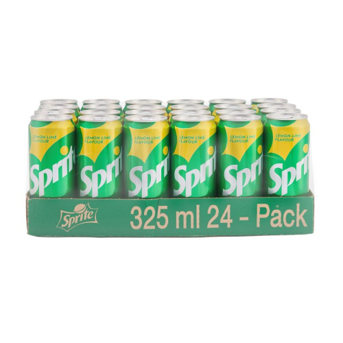 สไปรท์ น้ำอัดลม 325 มล. 24 กระป๋อง (2 โหล) Sprite Soft Drink Original ...