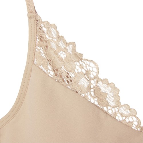 Cherilon Breezy Bra เชอรีล่อน เสื้อชั้นใน เสื้อในดันทรง ไร้โครง บราลูกไม้ สายเดี่ยว ป้องกัน UV ...